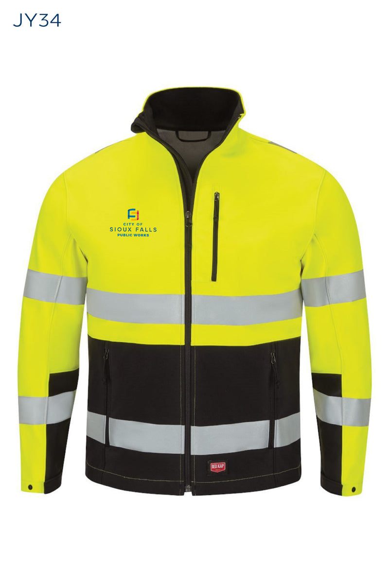 Sioux Falls Public Works Engineering - Hi-Visibility Soft Shell Jacket ...